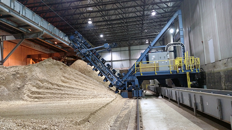 Travelling stacker | Bruks Siwertell